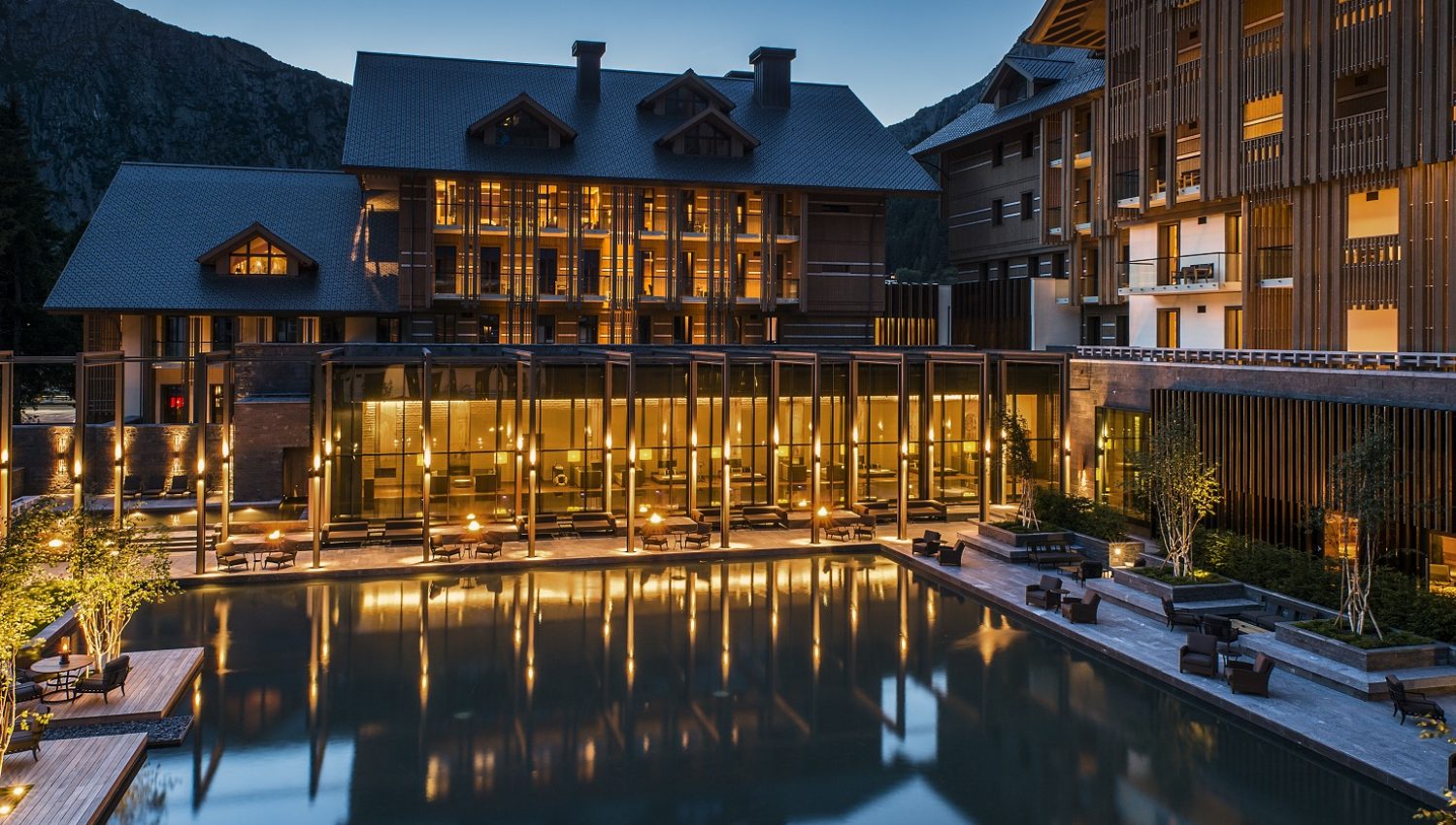 Hotel The Chedi in Andermatt, Switzerland - White Blancmange