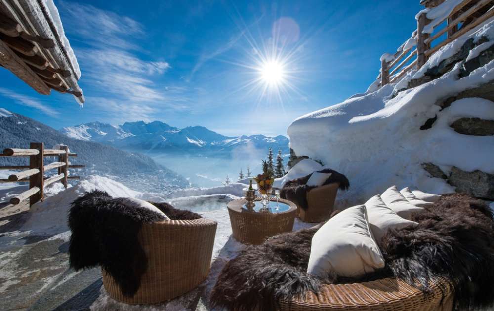 Verbier Luxury Ski Chalets and Resort Information - White Blancmange